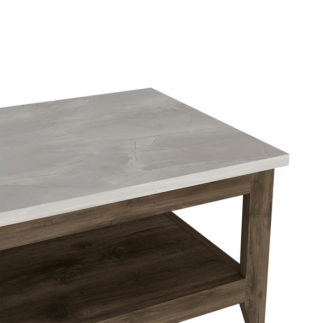 Paulson Rustic Coffee Table Onyx Top by RST Brands - Transitional ...