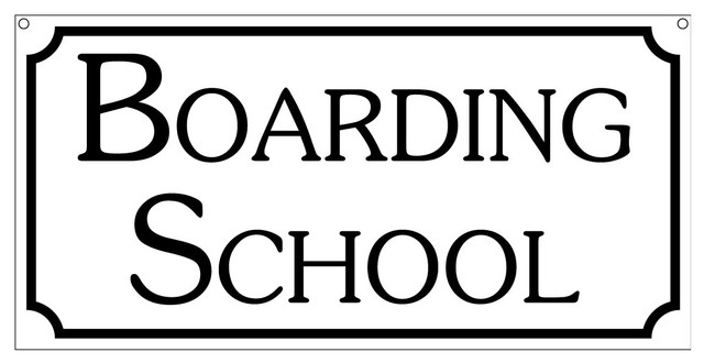 Boarding School, Aluminum Retro Education Dorms Bar Man Cave Sign, 6 ...
