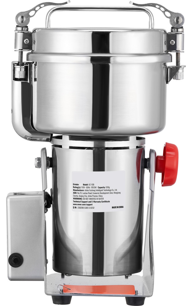 VEVOR 2500g Commercial Spice Grinder Electric Grain Mill Grinder High ...