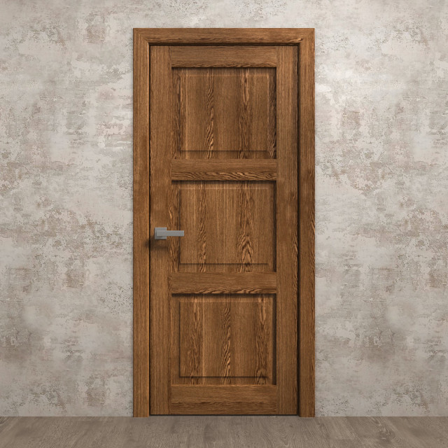 Slab Door Panel 18x80 in| Ego 5010 Cognac Oak | Wood Veneer Doors, 32 x ...