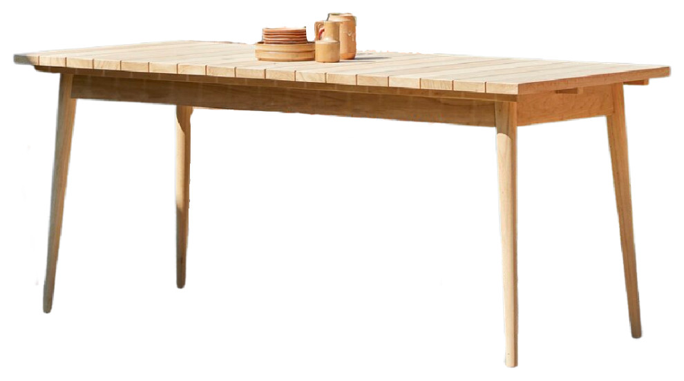 Rectangular Teak Outdoor Table | Tikamoon Vadim - Midcentury - Outdoor ...