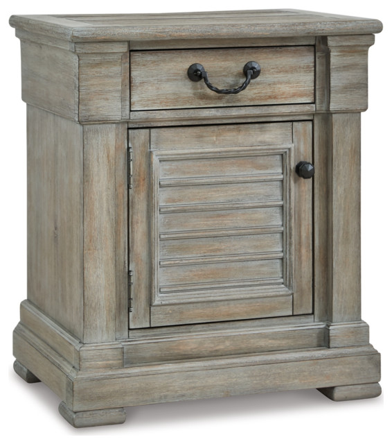 Moreshire One Drawer Night Stand - Farmhouse - Nightstands And Bedside ...