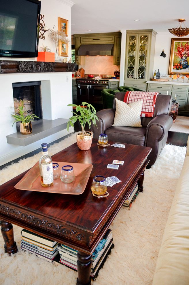 Mixing Rugs - Mediterranean - Family Room - Los Angeles - by MC Design ...