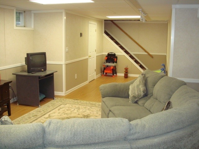 Furnished Basements - Contemporary - Basement - New York - by Bestway ...