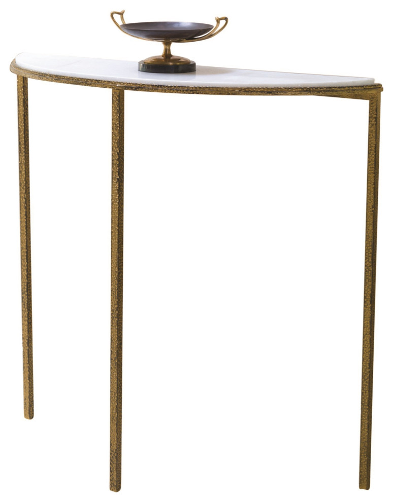 Hammered Gold Console - Contemporary - Console Tables - by Lighting ...