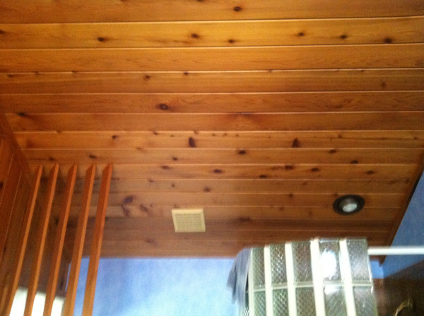 what are those big black ring kind spots on wood in old houses?