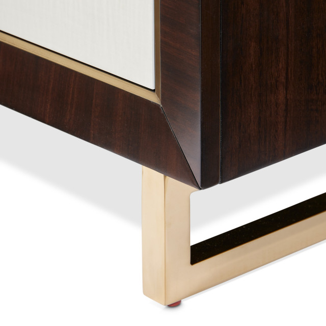 Belmont Place Media Cabinet Espresso - Contemporary - Entertainment ...