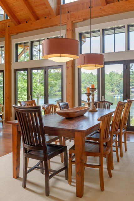 Contemporary Lakeside - Dining Room - Boston - by Bonin Architects ...
