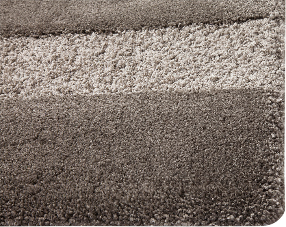 Contemporary Style Thick and Plush Area Rug For Modern Homes, Gray ...