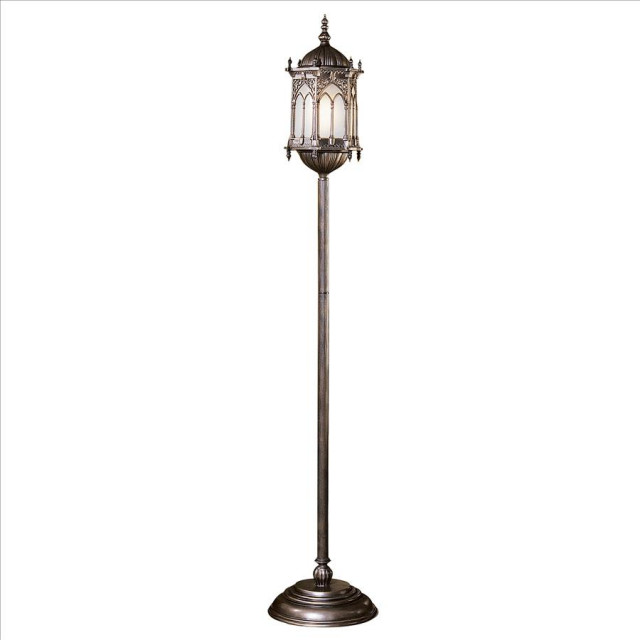 Design Toscano Aberdeen Manor Gothic Lantern Floor Lamp - Traditional ...