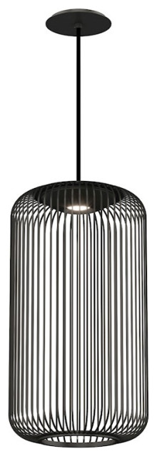 Tech Lighting Kai 1 Pendant, Nightshade Black, 700TDKAI1B-LED930 ...