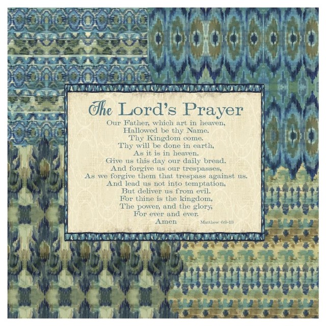 "Mirage III Words Blue" Digital Paper Print by Pela Studios, 20"x20 ...