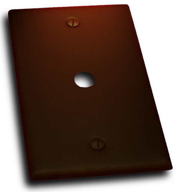 Single Cable Outlet Plate - Transitional - Switch Plates And Outlet ...