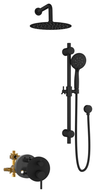 Pulse 3006 ShowerSpas Brushed-Nickel Combo Shower System - Transitional ...