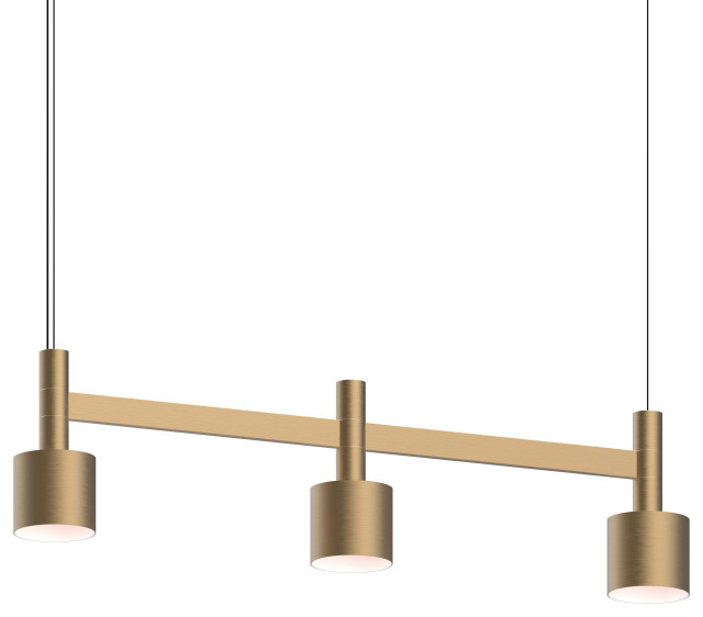 Systema Staccato 3-Light Linear Pendant - Transitional - Flush-mount ...