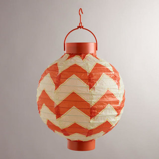 Chevron Battery-operated Paper Lanterns - Contemporary - Novelty ...