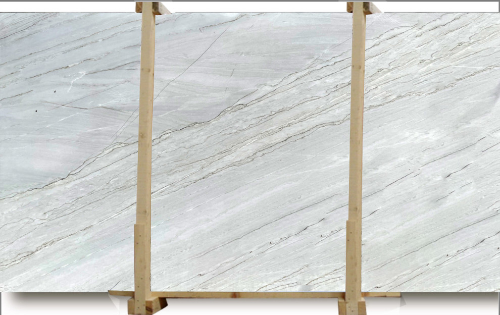 Azzurra Bay Quartzite Slab - Modern - Kitchen - Los Angeles - by ...