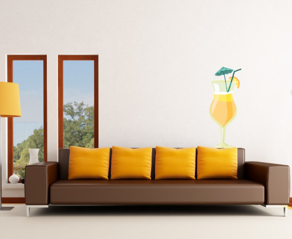 Beach Vinyl Wall Decal BeachUScolor003, 36 in. - Contemporary - Wall ...