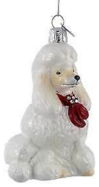 Kurt Adler Noble Gems Poodle Christmas Tree Ornament - Traditional ...