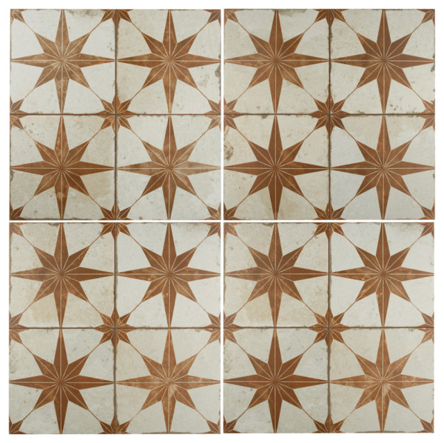 Kings Star Ceramic Floor and Wall Tile, Oxide, Sample - Farmhouse ...