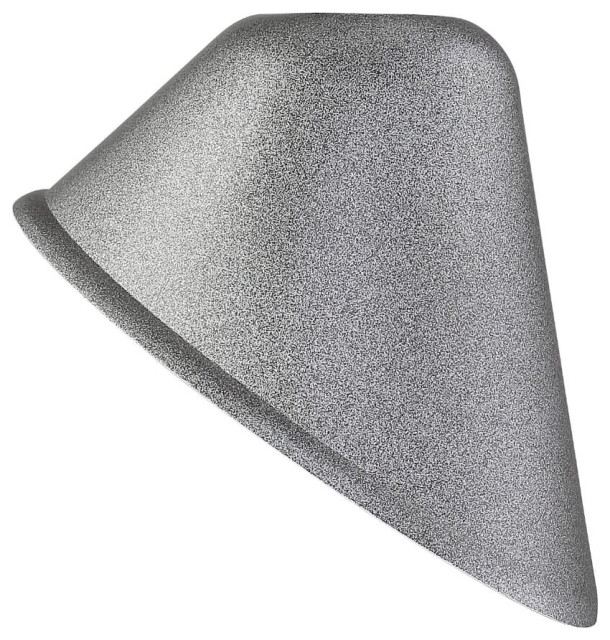 RLM Lighting Shade in Silver with Oxide Flecks, 8.000 - Transitional ...