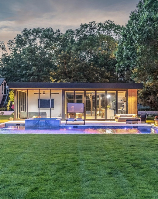 Noyac Path Pavilion - Beach Style - Pool - New York - by A Direct ...