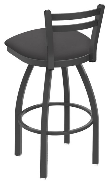 Holland Jackie 411 25" Swivel Counter Stool - Pewter/Canter Storm ...