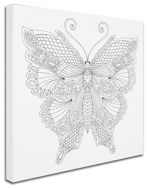 Hello Angel 'Animals 6' Canvas Art, 18"x18" - Contemporary - Prints And ...
