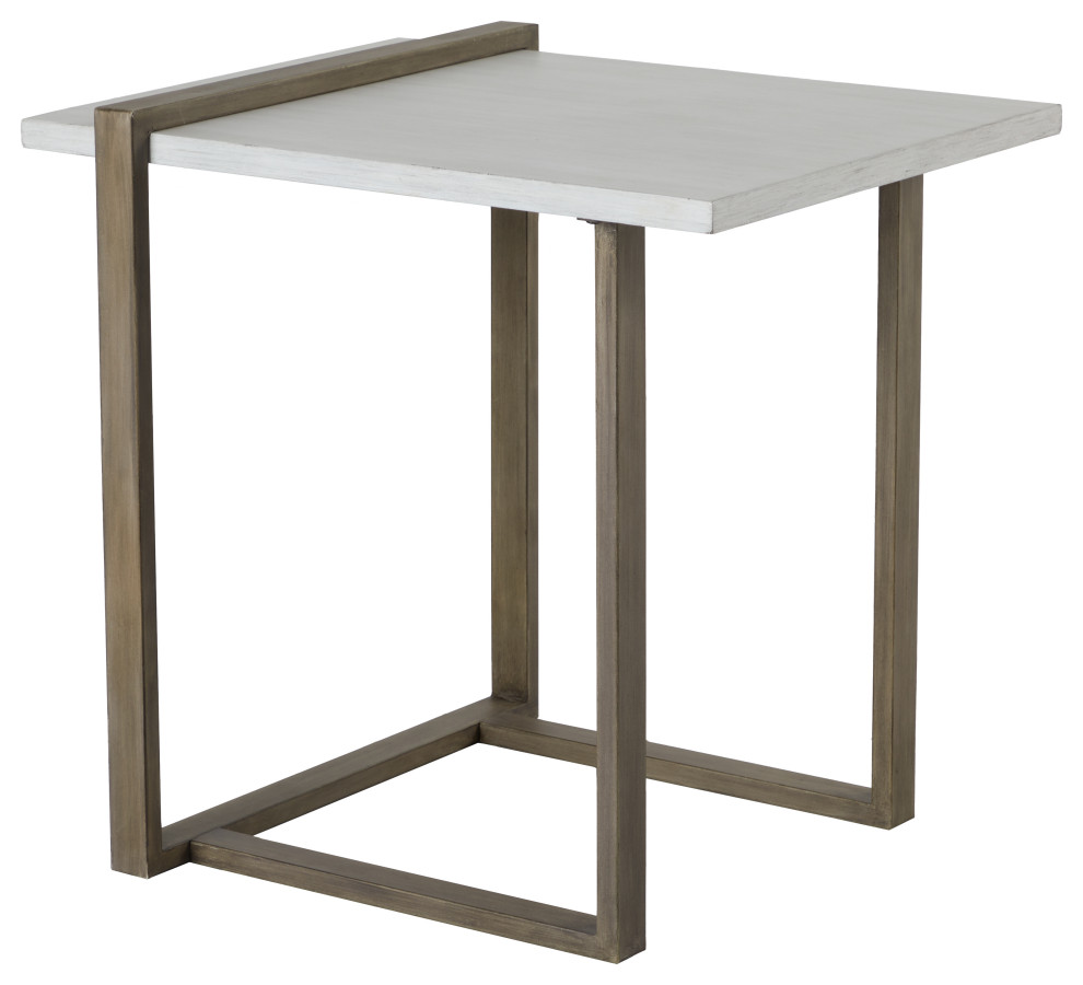 Astrid End Table, White - Contemporary - Side Tables And End Tables ...