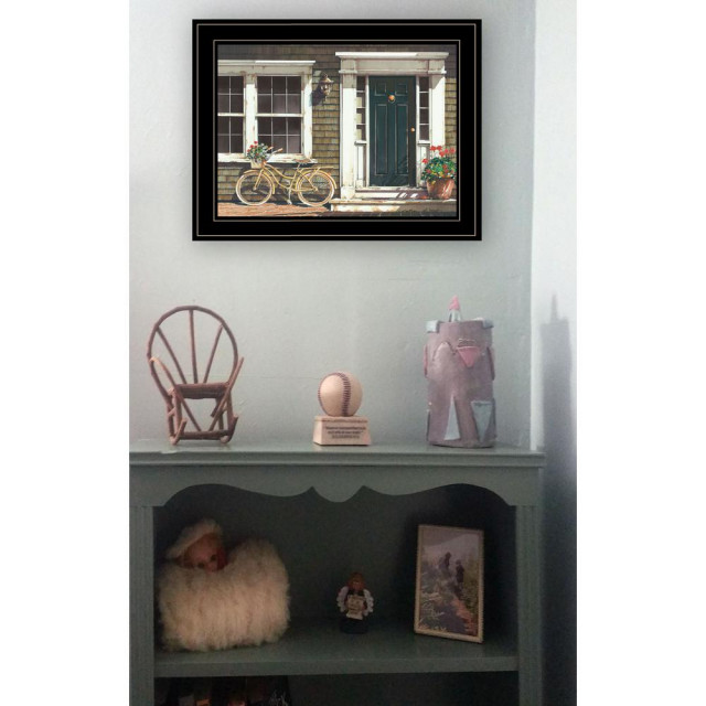"Parked Out Front" by John Rossini, Framed Print, Black Frame ...