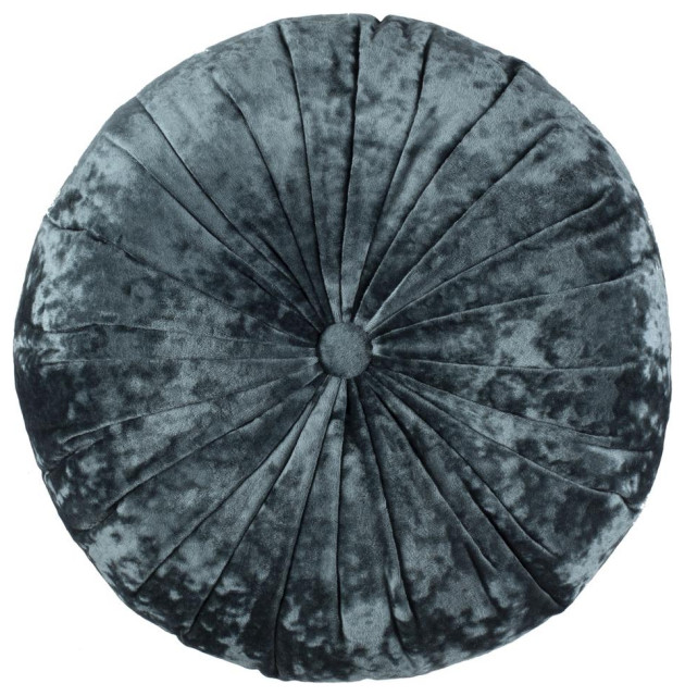 Caramia Pillow, Smoke Blue - Contemporary - Bed Pillows - by Bison ...