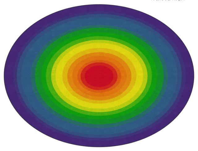 Flagship Carpets VA416-71A 12' Round Rainbow Educational Rug ... Flagship Carpets VA416-71A 12' Round Rainbow Educational Rug ...