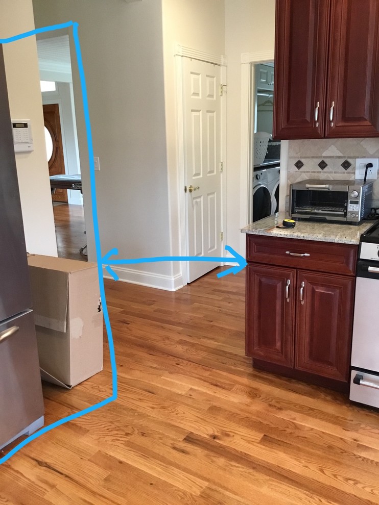 how many inches for walkway?