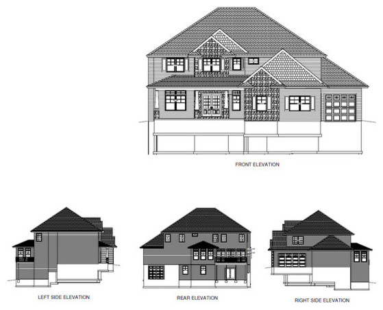 What Is The Left Elevation Of A House