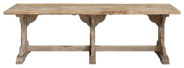 Reclaimed Wood Table With Trussel - Farmhouse - Dining Tables - by ...