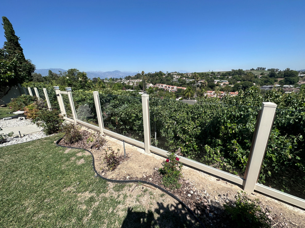 Glass Gate and Fence for Panoramic View - Landscape - Los Angeles - by ...