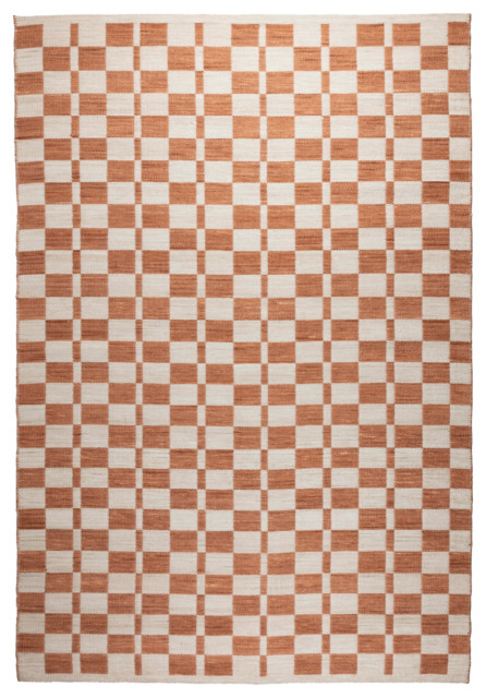 Handwoven Patterned Rug 5' x 7'5" | Zuiver Checker - Contemporary ...
