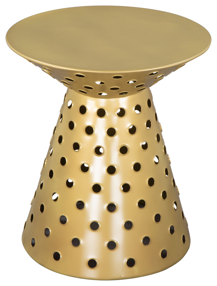 Proton Side Table Gold - Contemporary - Side Tables And End Tables - by ...