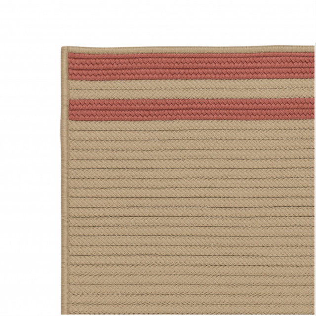 Denali End Stripe Rug, Brick Red 6'x9' - Contemporary - Outdoor Rugs ...