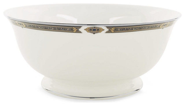 Lenox Vintage Jewel Round Serving Bowl - Traditional - Serving And ...