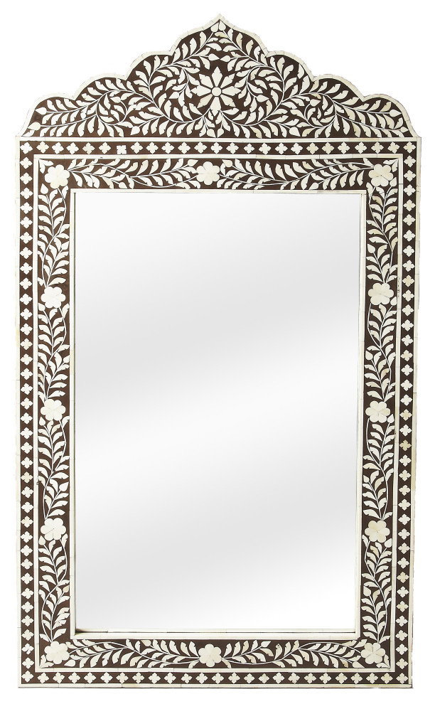 Victoria Bone Inlay Wall Mirror - Mediterranean - Wall Mirrors - by ...