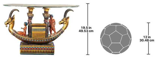 Design Toscano Barge To The Beyond Table - Traditional - Side Tables ...