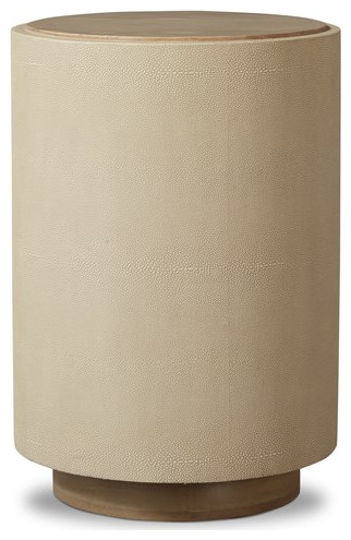 Valtina End Table Charcoal Shagreen - Transitional - Side Tables And ...