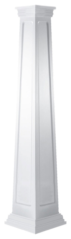 Endura-Craft Craftsman Classic, Square Tapered, Recessed Panel Column ...