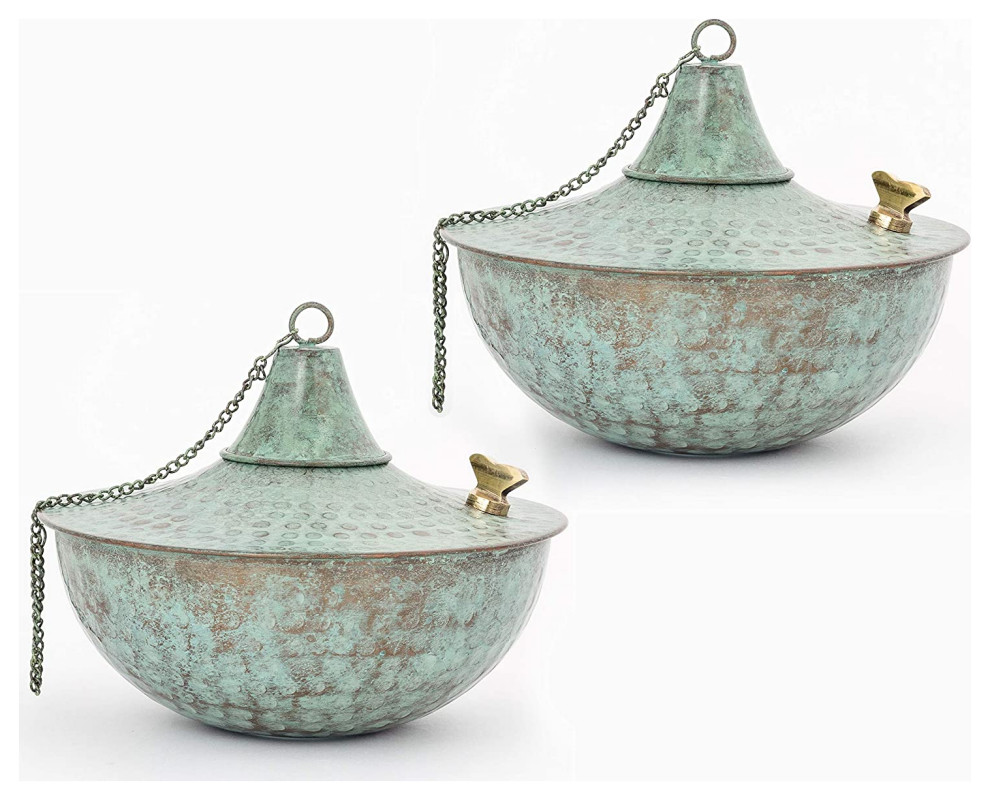 Maui Tabletop Tiki Torch/Oil Lamp Tiki Torch With Snuffer - Farmhouse ...