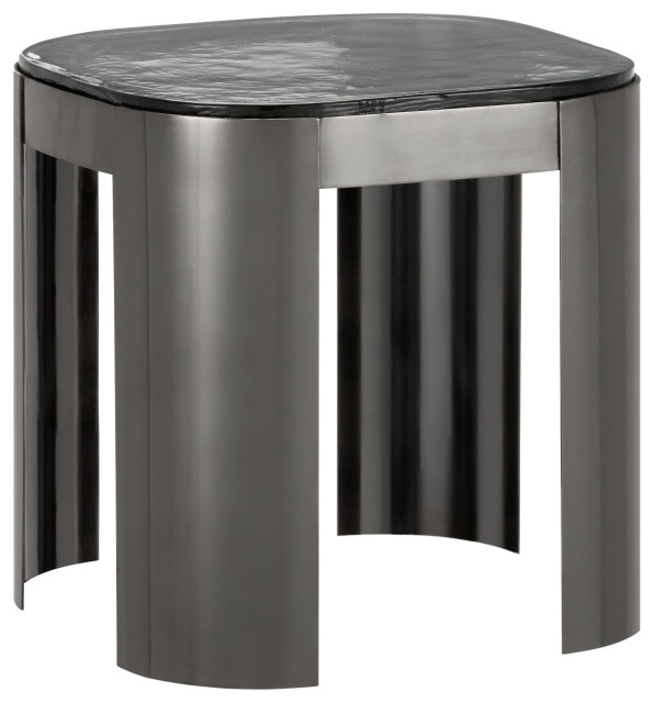 Sev Graphite Accent Table - Transitional - Side Tables And End Tables ...