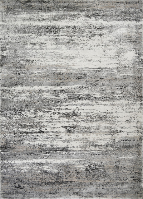Rhapsody Sandstone Beige Abstract Area Rug, 5'3"x7'3" - Contemporary ...