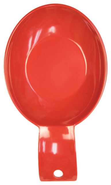 Spoon Rest Melamine Red - Spoon Rests - by VirVentures | Houzz