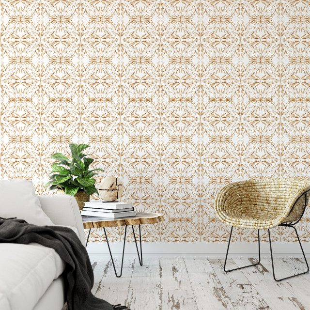 So Classy Tan Wallpaper by Monor Designs, Sample 12"x8" - Contemporary - Wallpaper - by ...