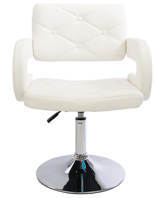 Vera Diamond Tufted Vanity Chair - Contemporary - Vanity Stools And ...